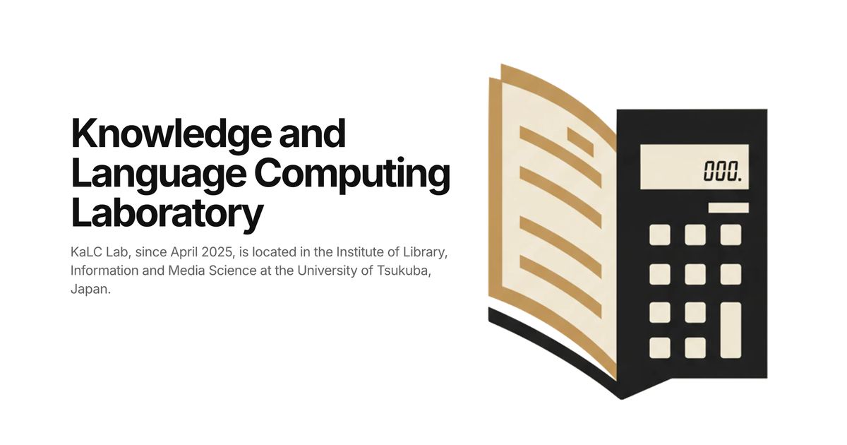 KaLC Lab | Knowledge and Language Computing Lab — KaLC Lab